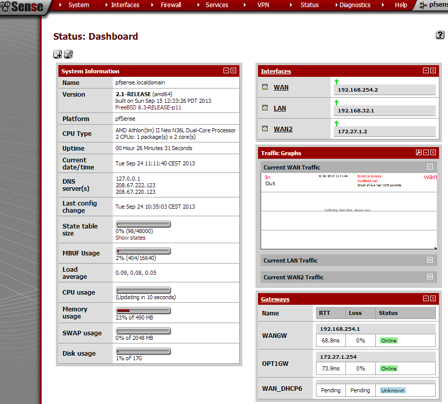 pfSense 2.1 pour Hyper-V ← Vecteur IT